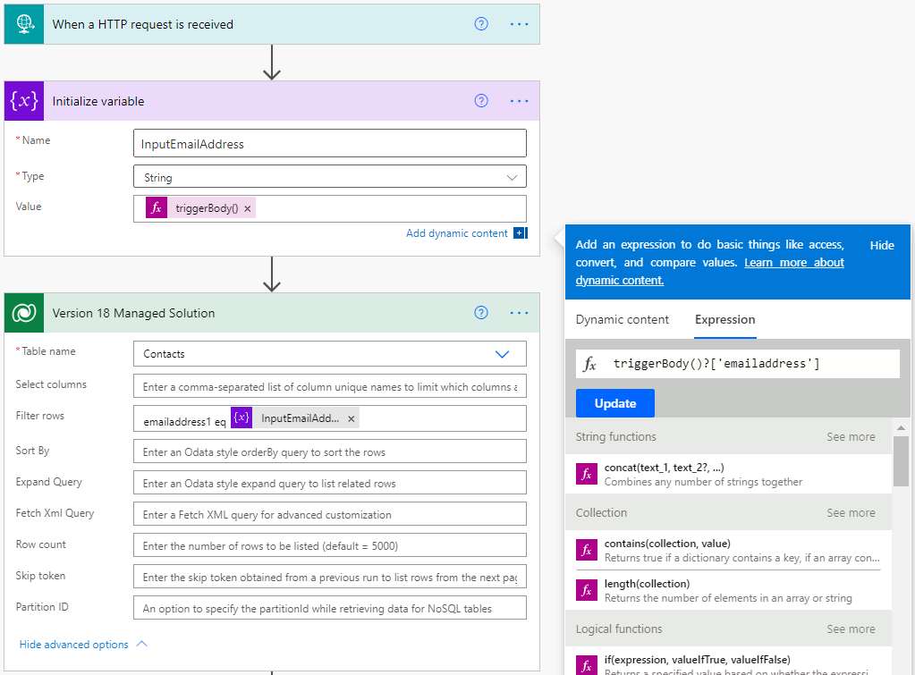 Flow HTTP Request Trigger Condition Flow HTTP Request Trigger Condition