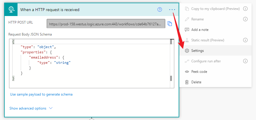 Flow HTTP Request Trigger Condition Flow HTTP Request Trigger Condition
